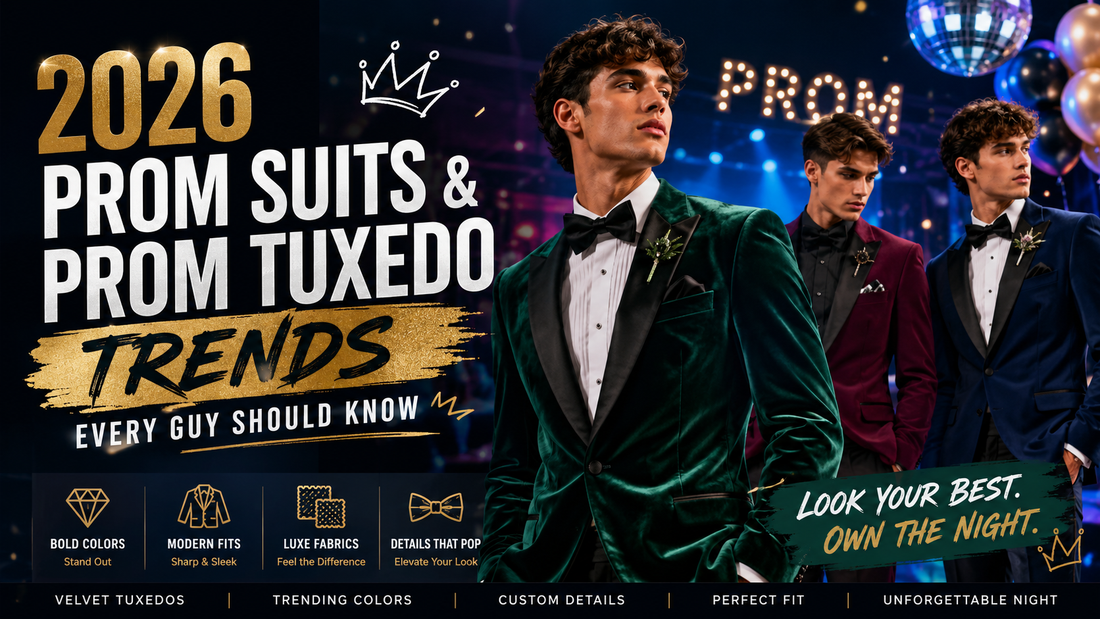 2026 Prom Suits & Prom Tuxedo Trends Every Guy Should Know